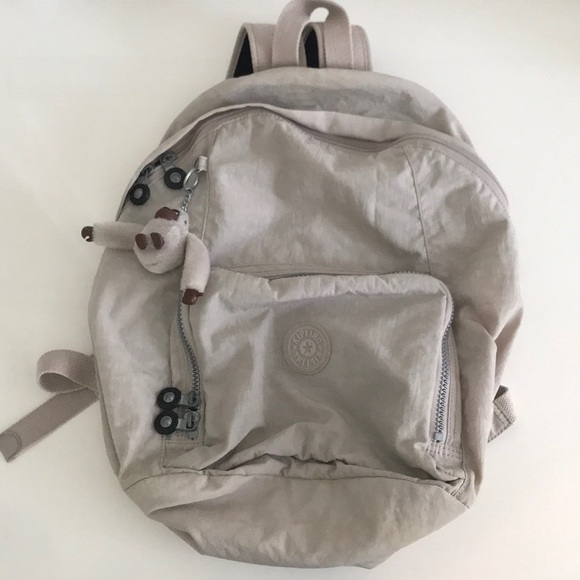 Bags | Kipling Grey Backpack | Poshmark
